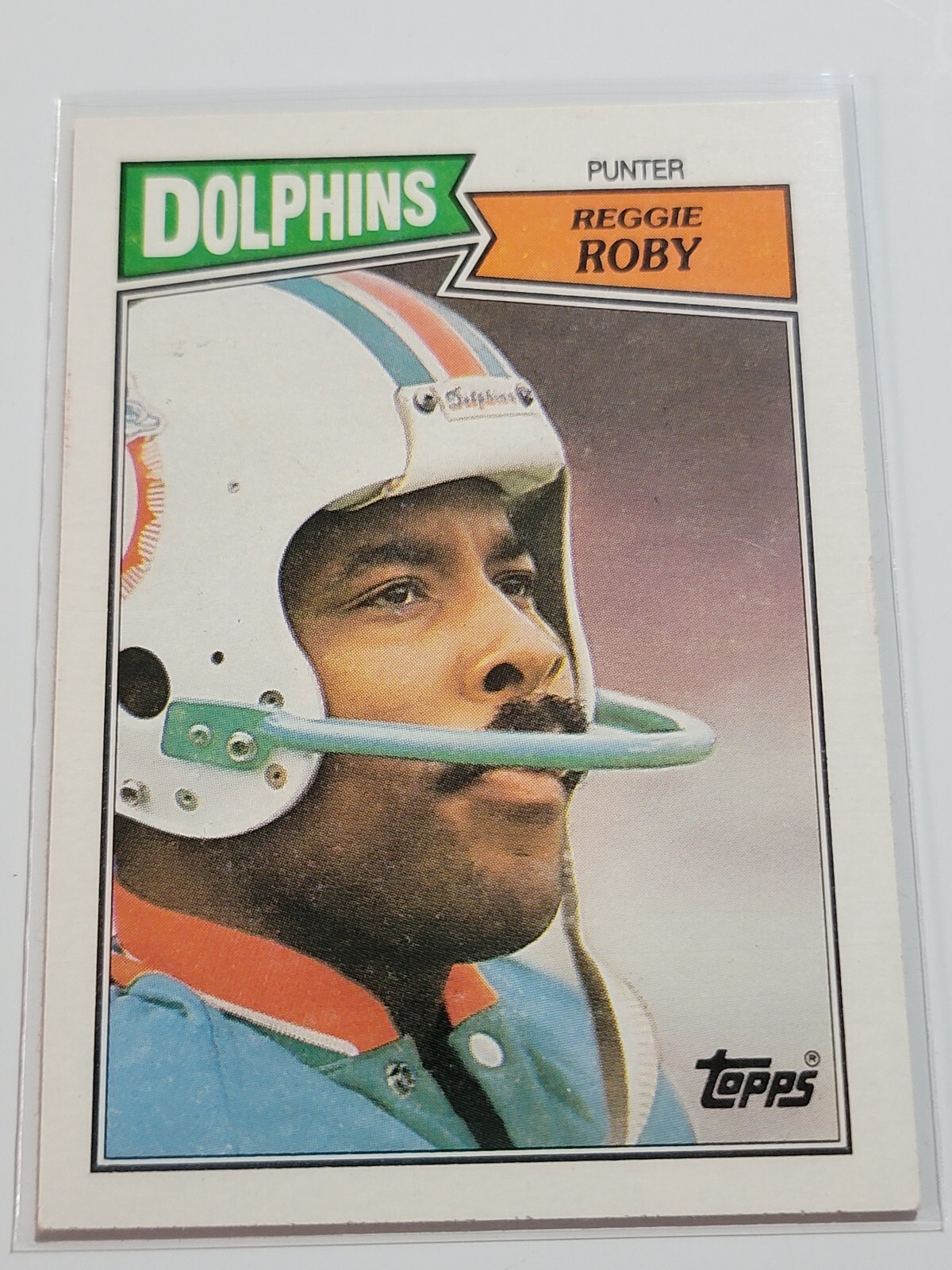 REGGIE ROBY 1987 Topps #110. DOLPHINS | eBay