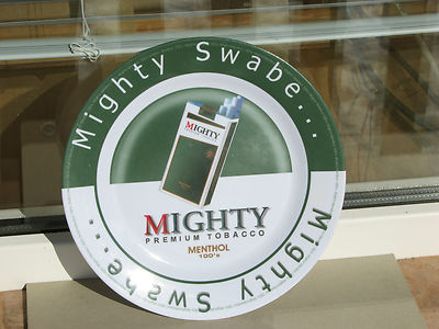 Mighty Premium Tobacco Menthol 100's dish plate plastic used rare ...