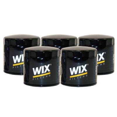 Wix Set Of 5 Engine Motor Oil Filters (Spin-On) For Alfa Romeo Audi ...