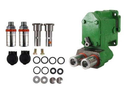 Hydraulic Coupler Kit fits John Deere 20 30 40 Series Tractor, Push ...