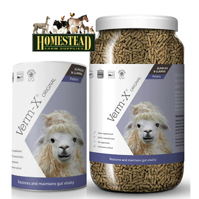 Verm-X Pellets For Alpacas & Llamas - 3 Sizes Natural Wormer Parasite ...