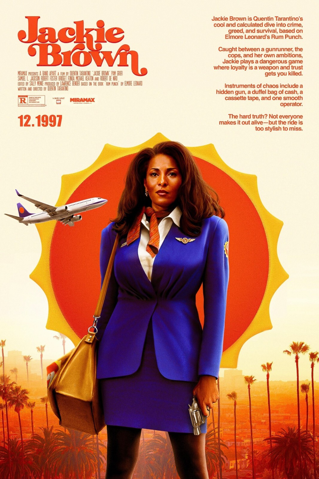 Jackie Brown movie poster - Pam Grier, Quentin Tarantino - 11 x 17 ...
