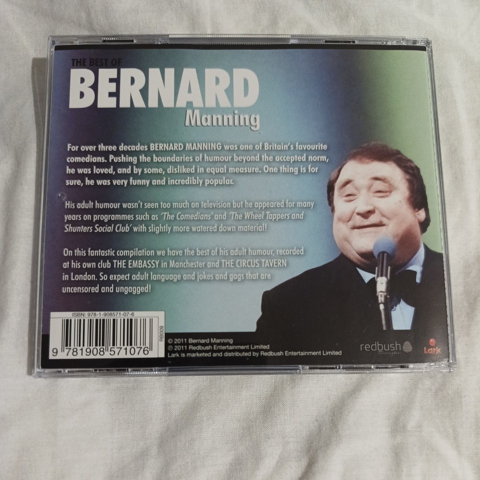 Best of Bernard Manning: Volume 1 Bernard Manning CD | eBay UK