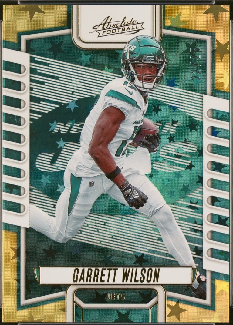 2023 Panini Absolute - Garrett Wilson #87 Gold Stars /25 for sale ...