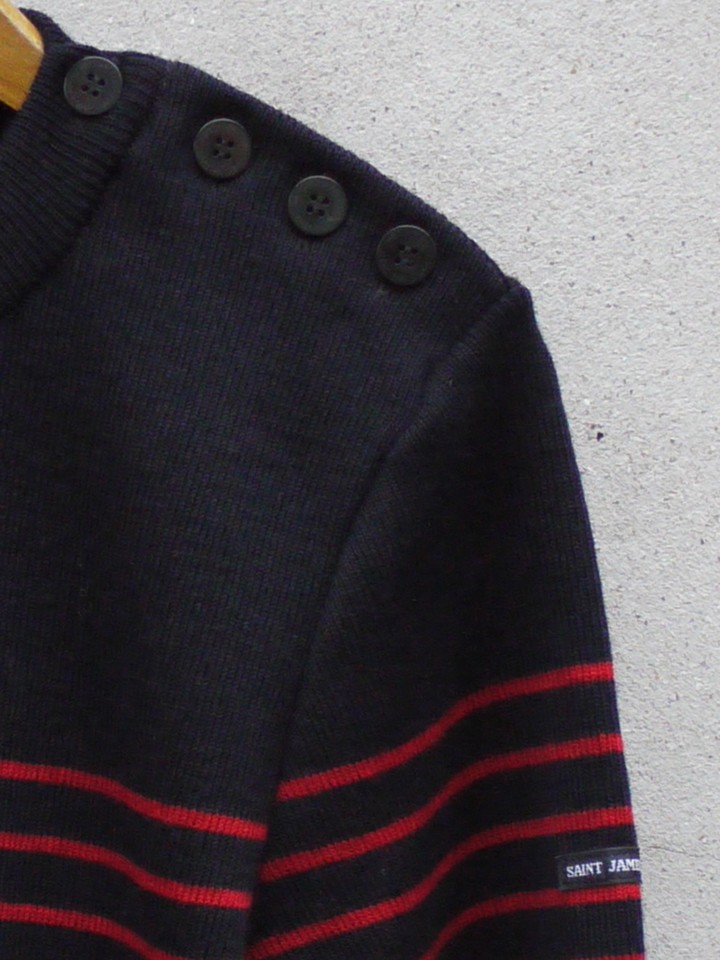 Breton Sailors/Fishing Jumper - Binic by Saint James 100% Wool - Navy ...