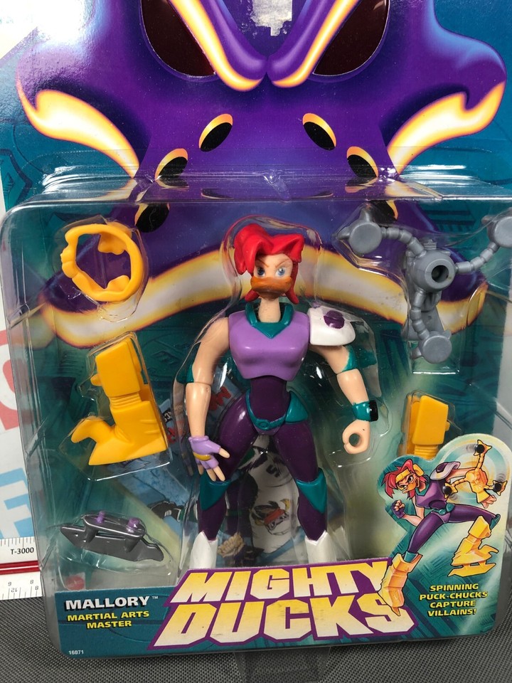 1996 Mattel Disney Mighty Ducks Series 1 Martial Arts Master Mallory ...