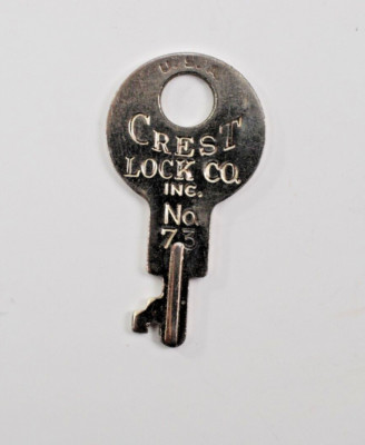 Crest Lock #73 Vintage Key | eBay