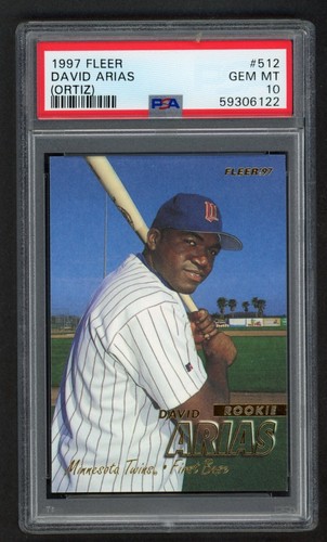 1997 Fleer David Ortiz RC #512 PSA 10 GEM MINT 💎 | eBay