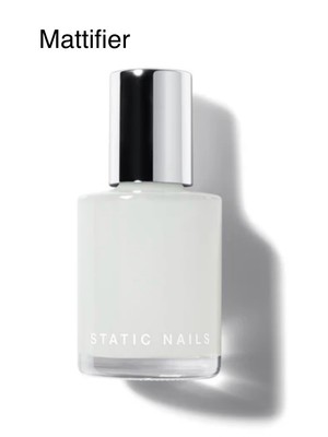 Static Nails MATTIFIER TOP COAT Liquid Glass Gives Gloss A Matte Finish ...