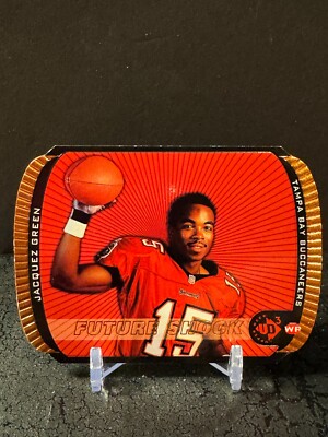 1998 Upper Deck Jacquez Green Future Shock Die-Cut RC Card #21 #0050/ ...