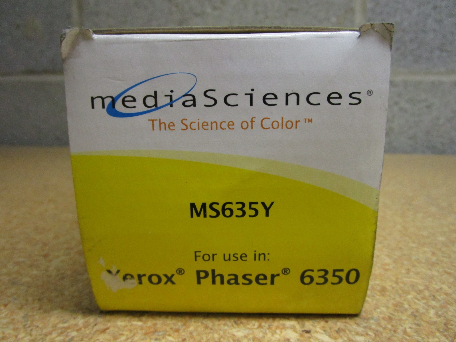 MEDIA SCIENCES MS635Y For XEROX Phaser 6350 Yellow Toner Cartridge High ...