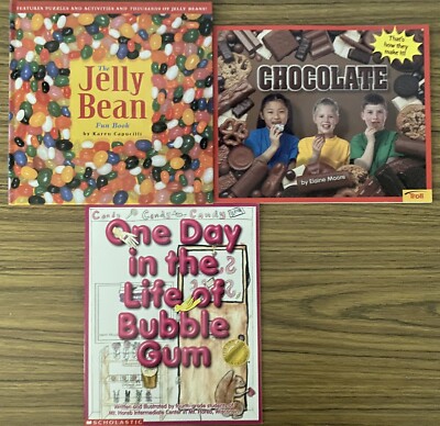 3 Candy Themed Books-The Jelly Bean-Chocolate-One Day in the Life of ...
