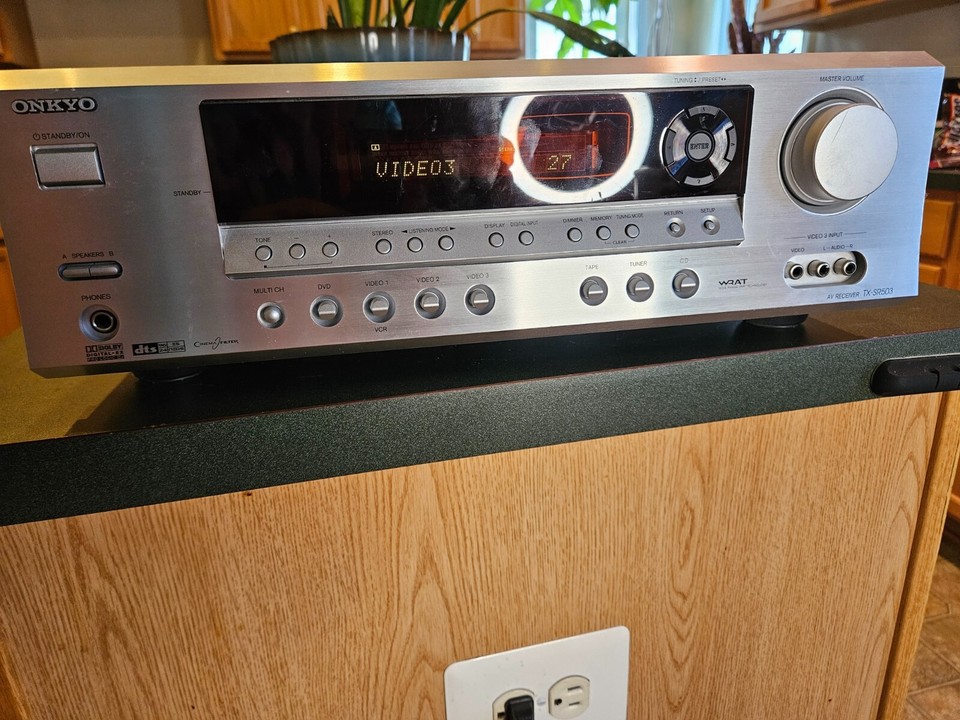 Onkyo Surround Sound A/V Receiver TX-SR503 Dolby Digital EX Pro Logic ...