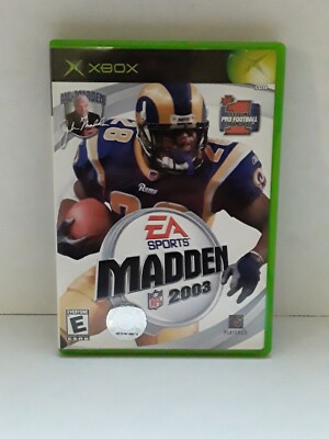 Madden NFL 2003 XBOX!! *TESTED AND COMPLETE* 14633145168| eBay