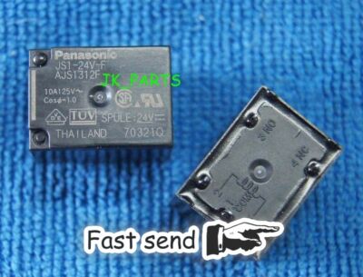5pcs ORIGINAL JS1-24V-F AJS1312F 5Pins Relay 24VDC 24V Panasonic | eBay