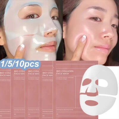 30 Bio Collagen Face Mask Real Deep Firming Deep Hydrating Overnight ...