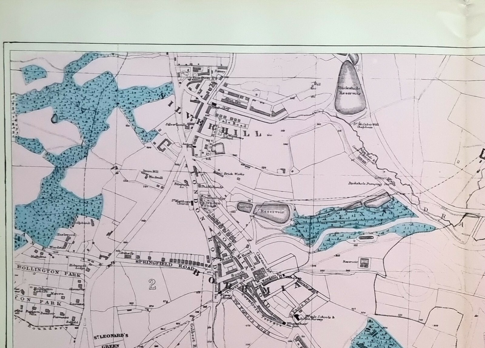 1881 Carte Plan De Hastings Stations Ville Entrée Gas Fonctionne Tor ...
