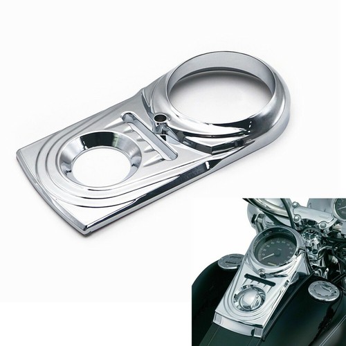 Chrome Dash Panel Insert Cover For Harley Softail FXDWG Dyna Models ...