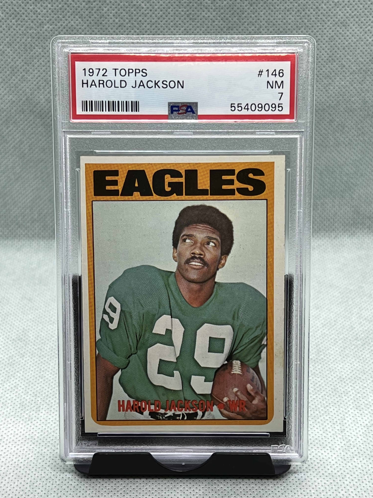 1972 Topps Football Harold Jackson Card #146 PSA 7 NM Philadelphia ...