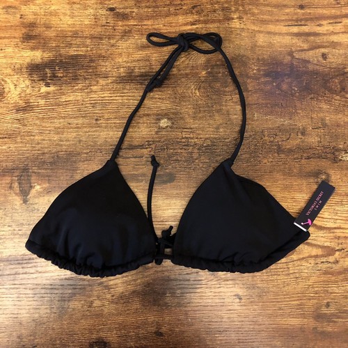 Victoria’s Secret Swimsuit M Triangle Black Padded New with Tags RUNS ...