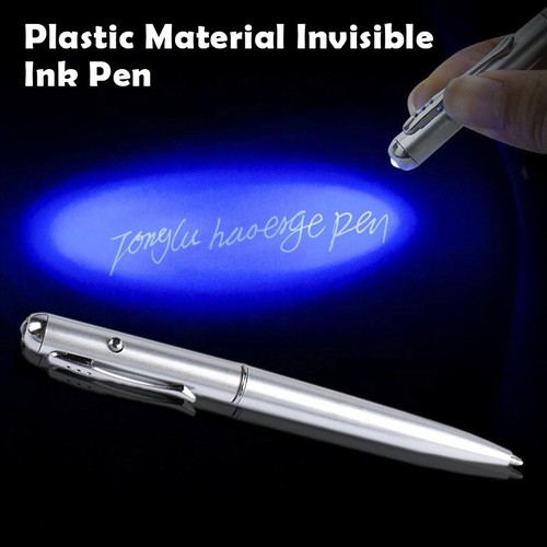 Invisible Ink Pen Ballpoint Pens Office School Supplies With Uv Light ...