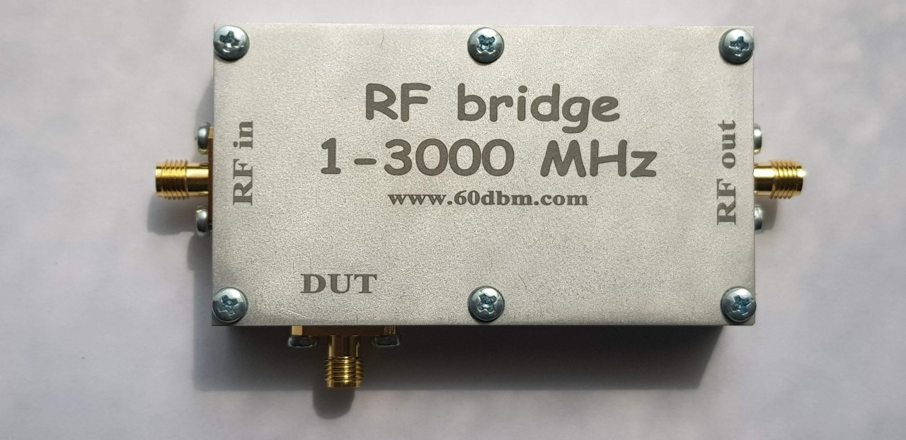 RF bridge 1-3000 MHz, VNA Return Loss SWR reflection bridge antenna ...