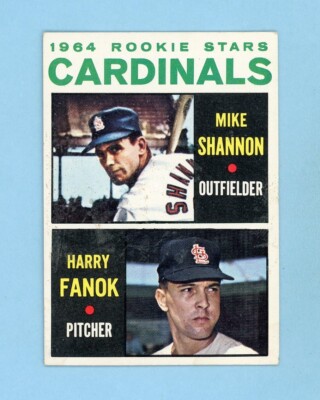 1964 Topps #262 Mike Shannon St. Louis Cardinals Rookie Baseball Card E ...
