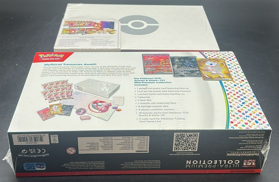 Lot of (2) Pokemon TCG 151 & Charizard Ultra Premium Collection Boxes ...