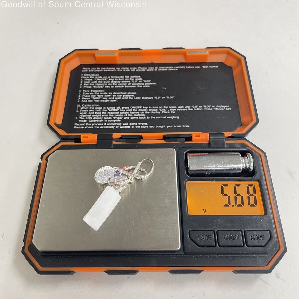 Sterling Silver Oval Cut White Cubic Zirconia Lever Back Earrings, 5 ...