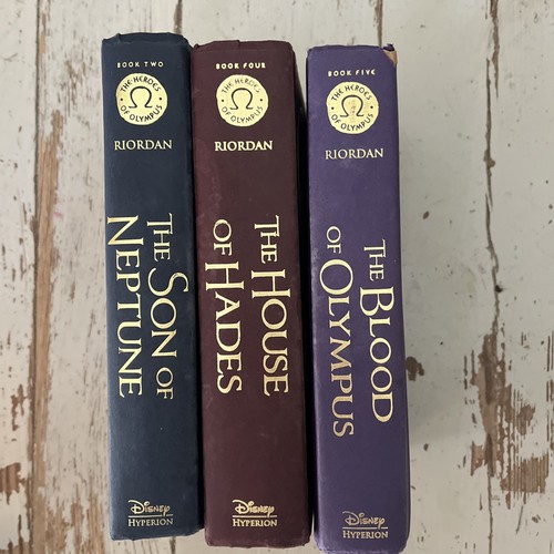The Heroes Of Olympus Series by Rick Riordan, Books 2, 4 & 5 ...