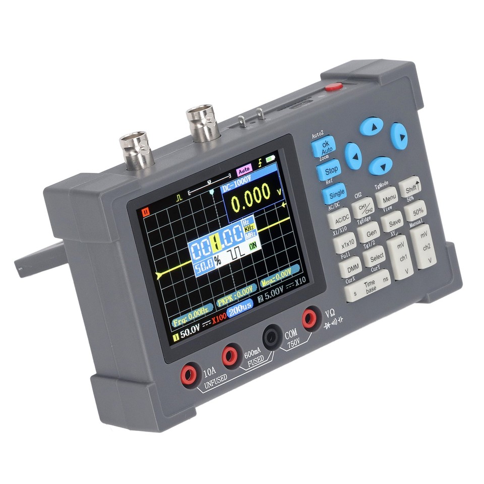 Digital Oscilloscope 3 In 1 Multimeter Signal Generator 120M 250MSa/s 3 ...