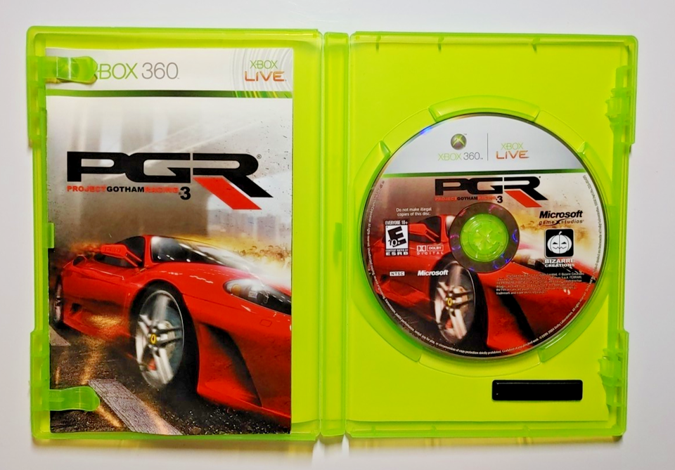 Project Gotham Racing 3 (Microsoft Xbox 360, 2005) CIB Complete Tested ...