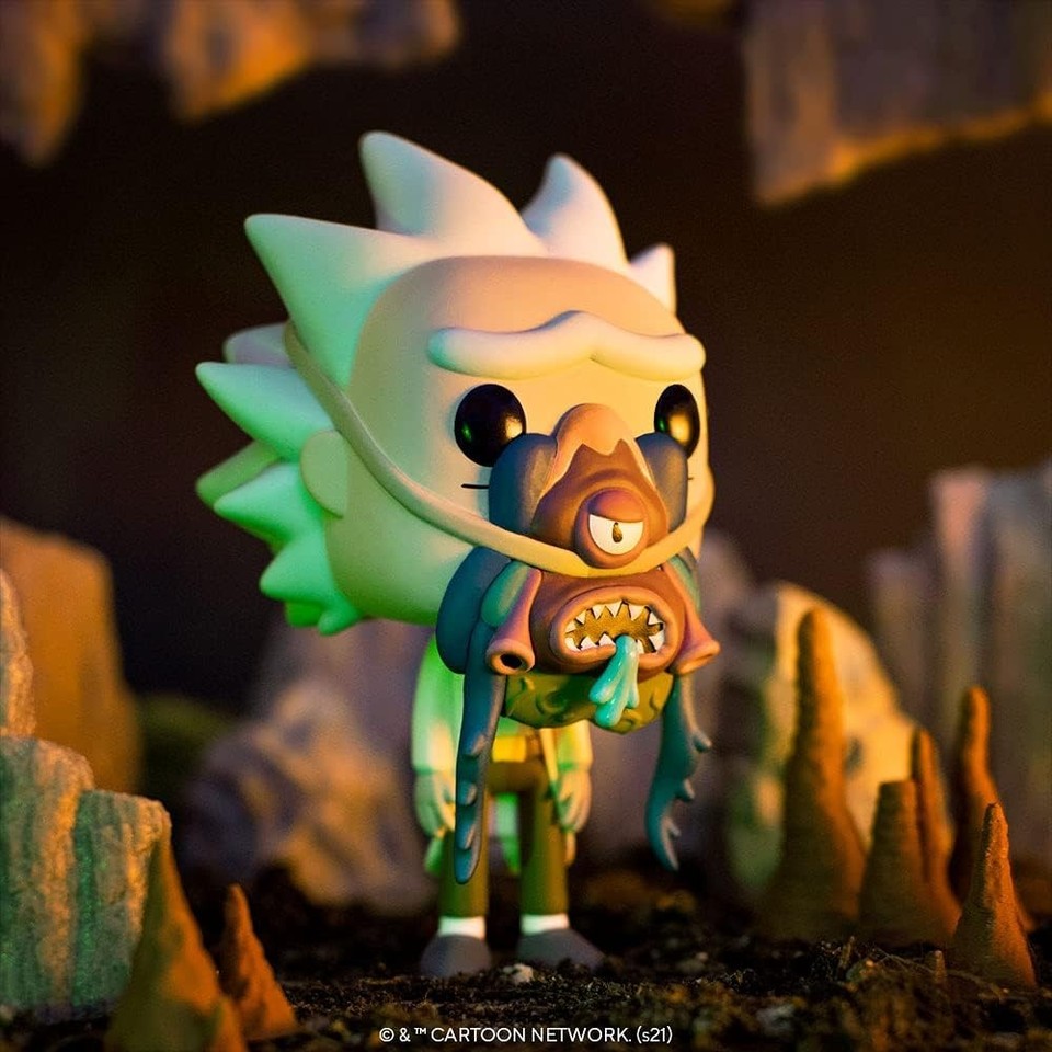Funko Pop! Animation: Rick Sanchez & Morty - Rick Sanchez mit Glorzo ...