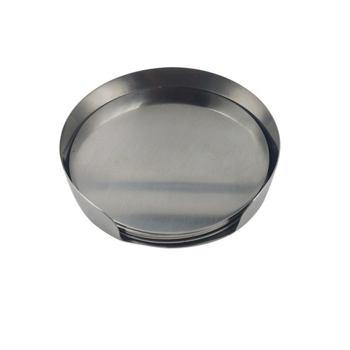 Set of 4 Coasters Silver- A - SILVER | eBay