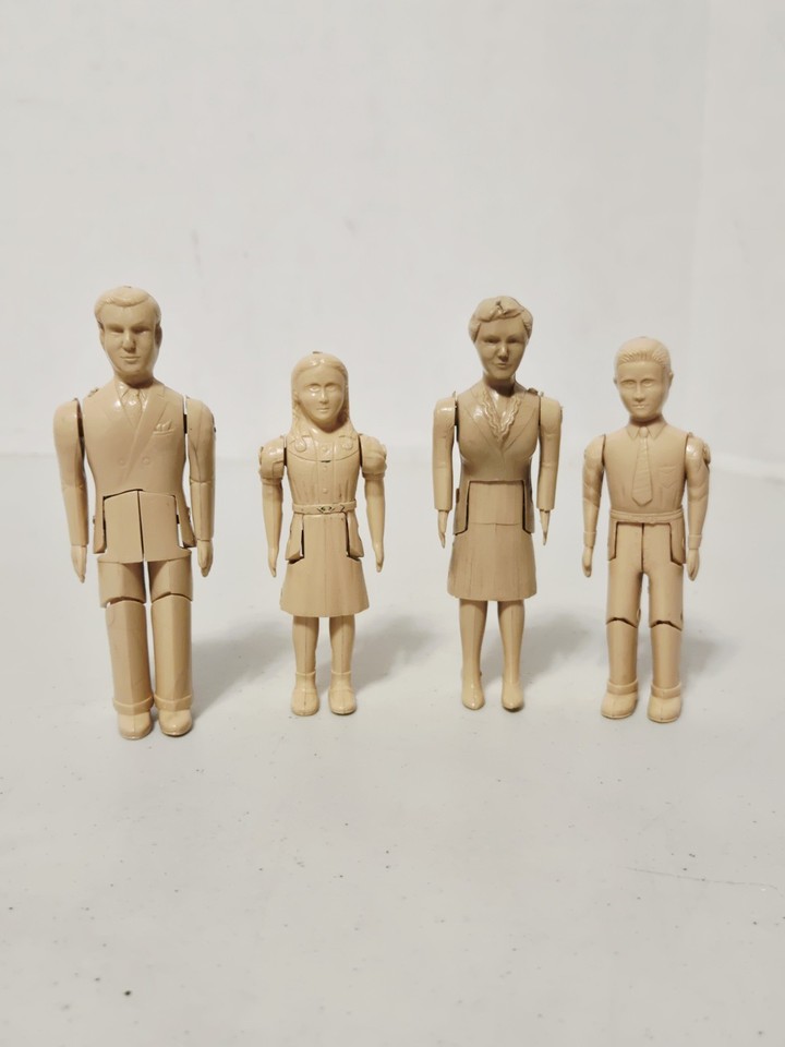 Lot Of 6 Vintage Renwal Dollhouse Dolls (1950s) Jointed Figures | eBay