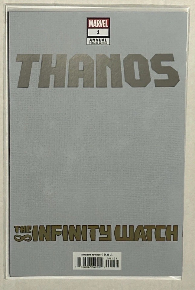 THANOS ANNUAL #1 (2024) Derek Landy, Chad Hardin Foil, Marvel Comics ...
