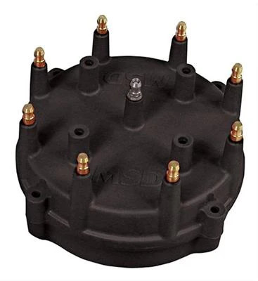 MSD 74083 Distributor Cap Male/HEI-Style Black Screw-Down MSD Billet | eBay