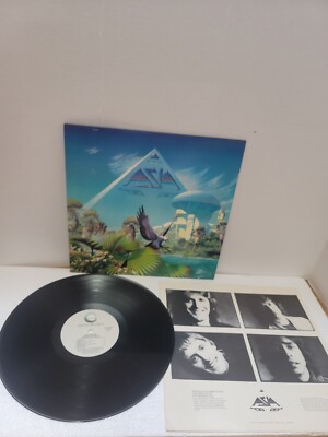 Asia Alpha LP Vinyl 1983 Geffen Records ‎GHS 4008 Wetton Howe Downes ...