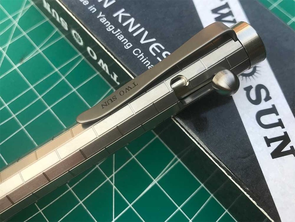 TWOSUN CNC TACTICAL PEN TITANIUM ALLOY BODY BLACK INK TS-PEN10 | eBay