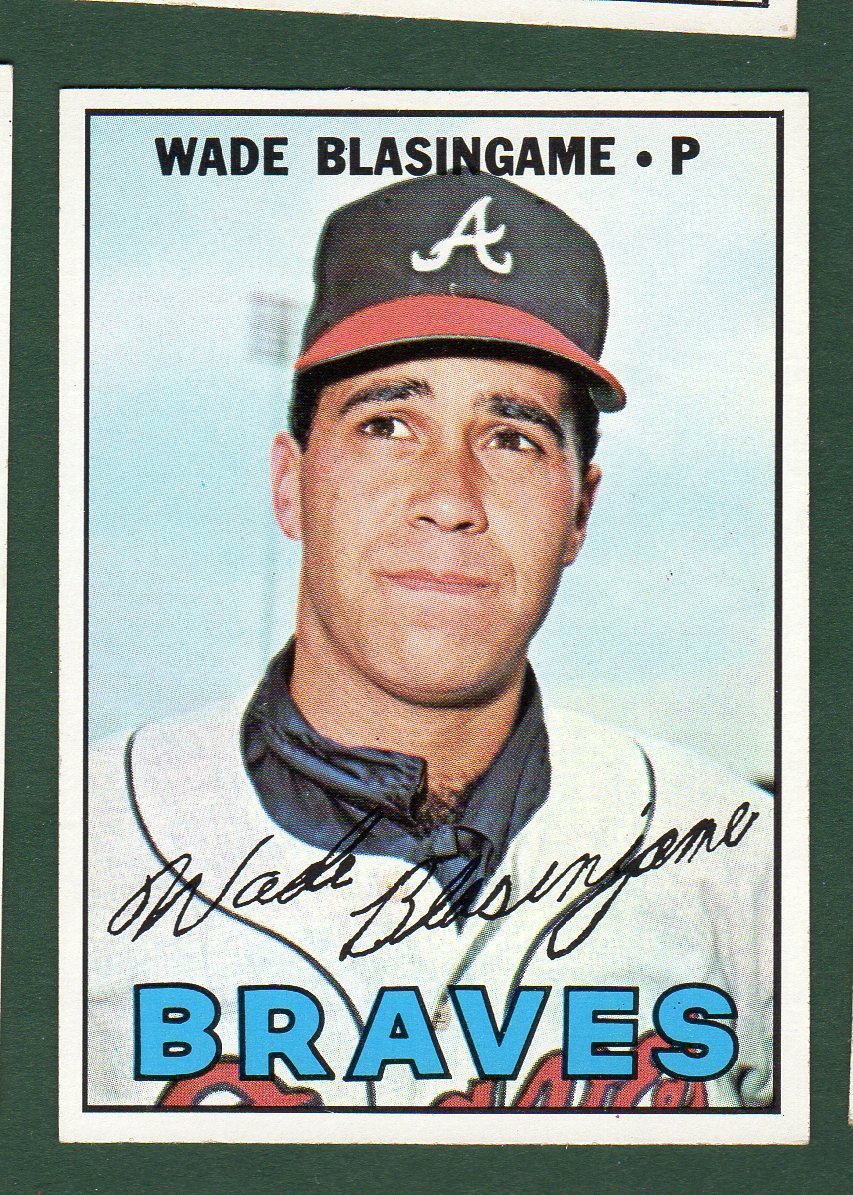 1967 TOPPS BB #119 WADE BLASINGAME/BRAVES EX/MT | eBay