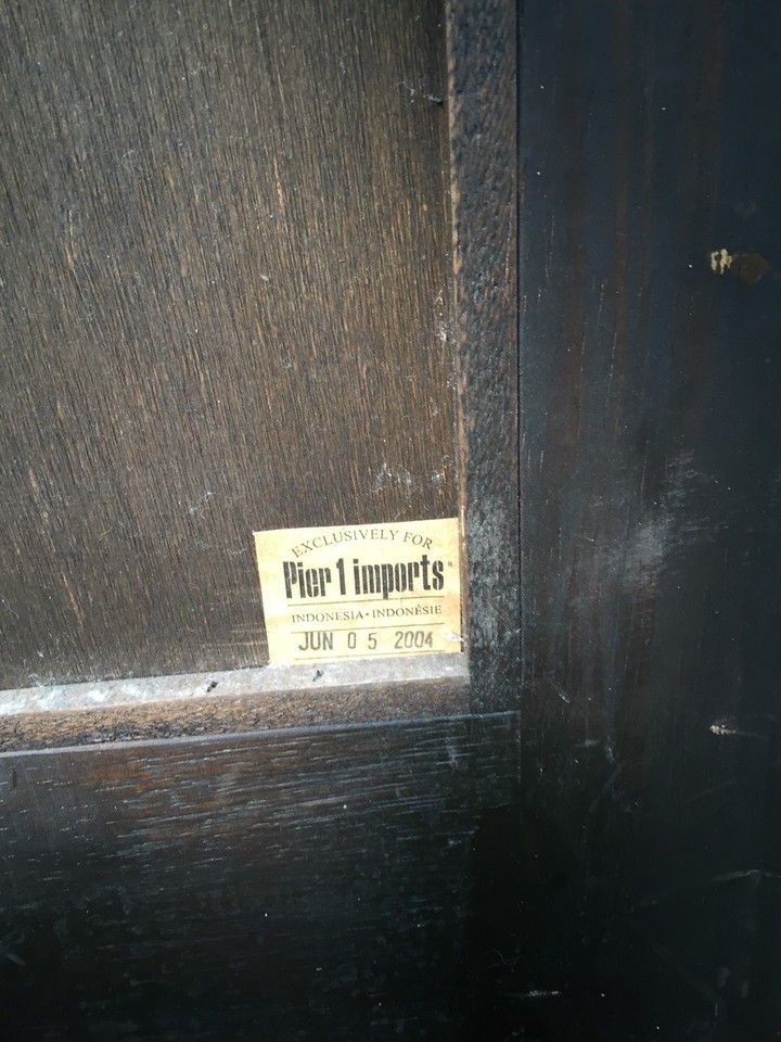 Sumatran Handcrafted Wood Wall Mirror 30" x 45" Indonesia Cathedral | eBay