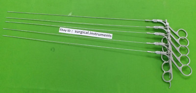 5pc Hysteroscopy Semi Rigid Scissors 5FR 40cm Endoscopy Reusable ...