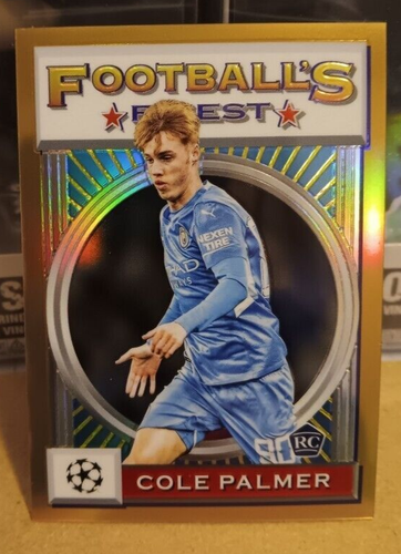 2021-22 COLE PALMER RC GOLD REF FINEST CARD #40/50 FLASHBACK | eBay