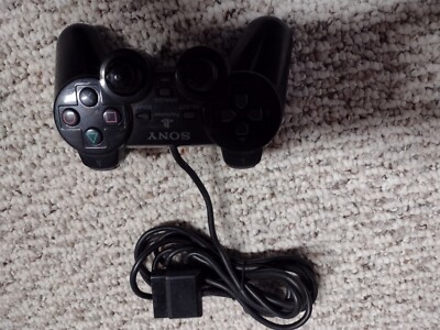 Sony PlayStation 2 PS2 DualShock 2 Controller Black Genuine OEM | eBay