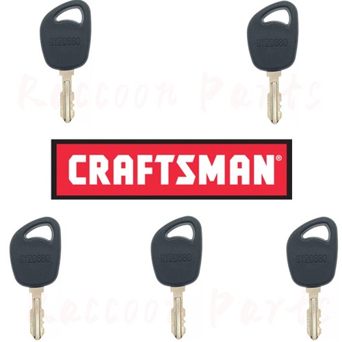 5 Ignition Keys Craftsman Lawn Tractor and Mower 140403 411932 For John ...