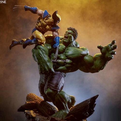 Sideshow Wolverine VS Hulk Statue Figure Resin Model Collectible ...