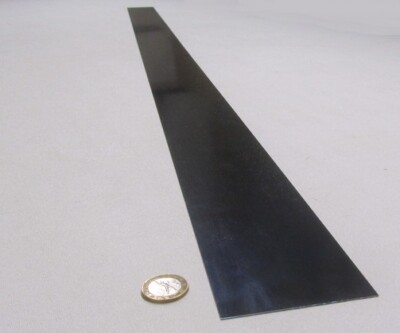 1095 Hard Blue Tempered Spring Steel Shim .003" Thick x 3.0" Wide x 60 ...