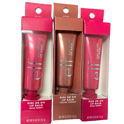 elf Ride or Die Lip Balm Boss Berry 2 And One Tough Cookie 3 Pk | eBay