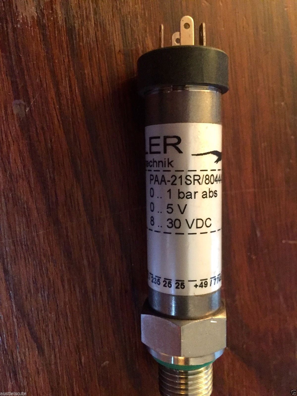 Keller PAA-21SR/80444.3-1 Pressure Sensor Transducer 0-1 BAR 0-14.5PSI ...