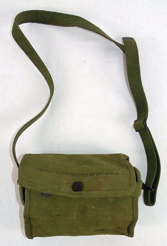 usgi military chemical agent detector kit m18a1 canvas od green | eBay